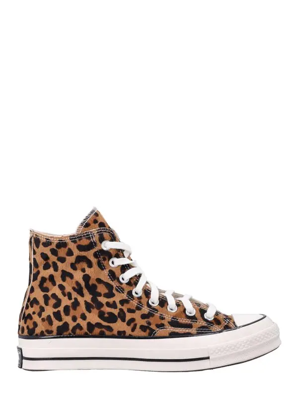CONVERSE Chuck 70 Leopard Pony Hair High-top Sneakers - Marrone