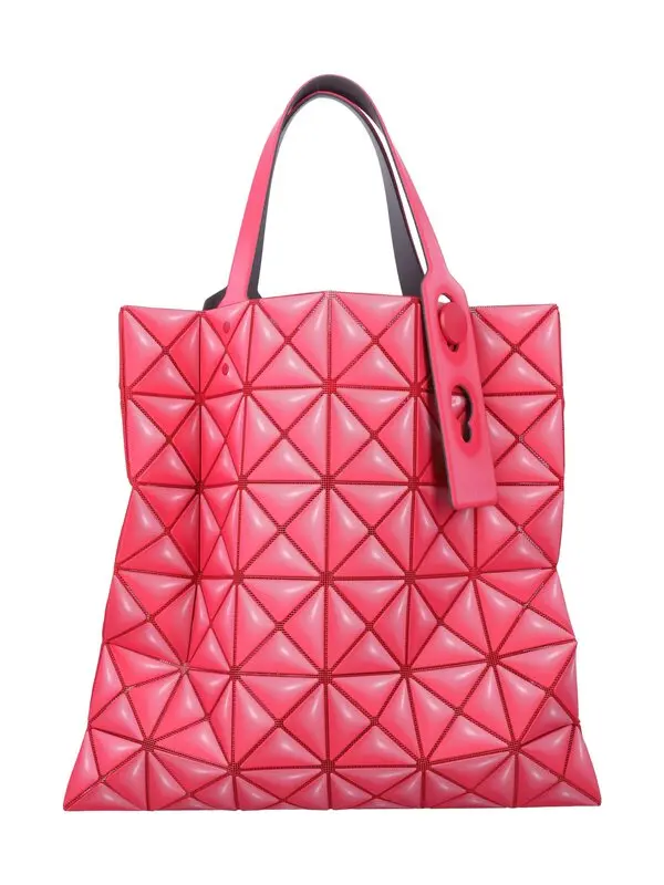 Issey Miyake Geometric Tote Handbag - Cherry Pink