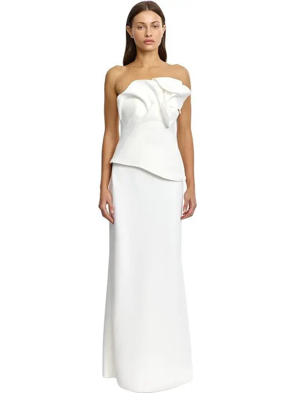 Acler Esher Maxi Dress - Ivory