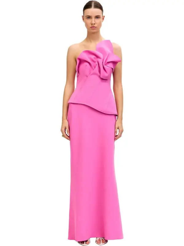 Acler Esher Maxi Dress - Bubblegum
