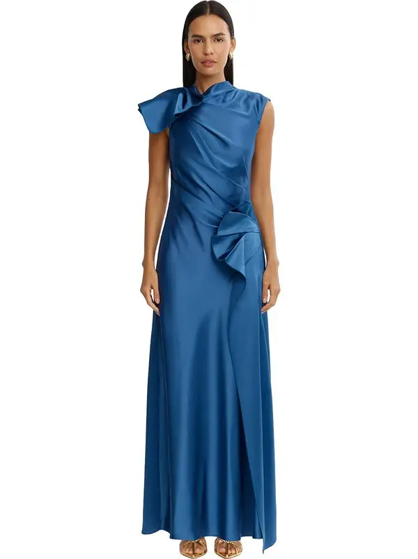 Acler Ramshaw Maxi Dress - Deep Sapphire