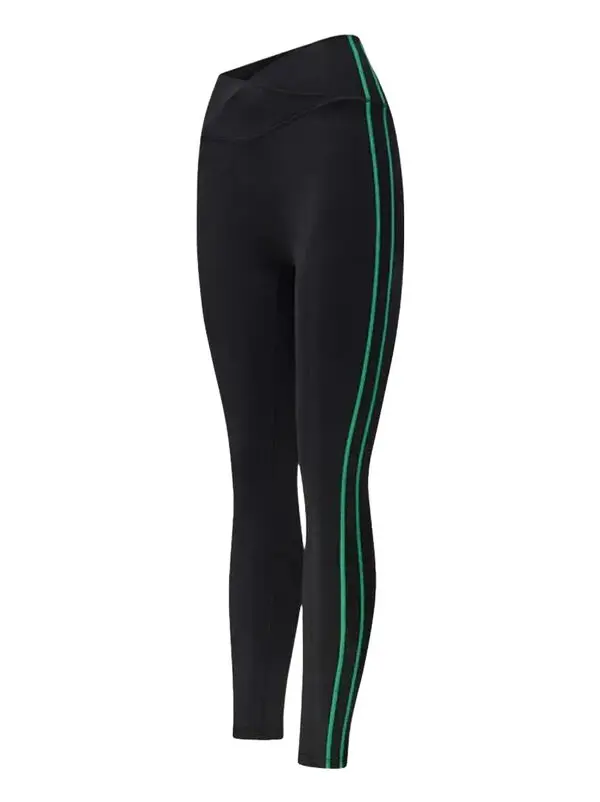 P.E Nation Clarity Side-stripe Leggings - Black