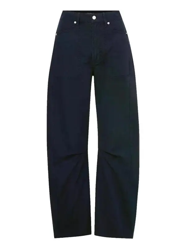 Veronica Beard Sloan Barrel-leg Jeans - Blue