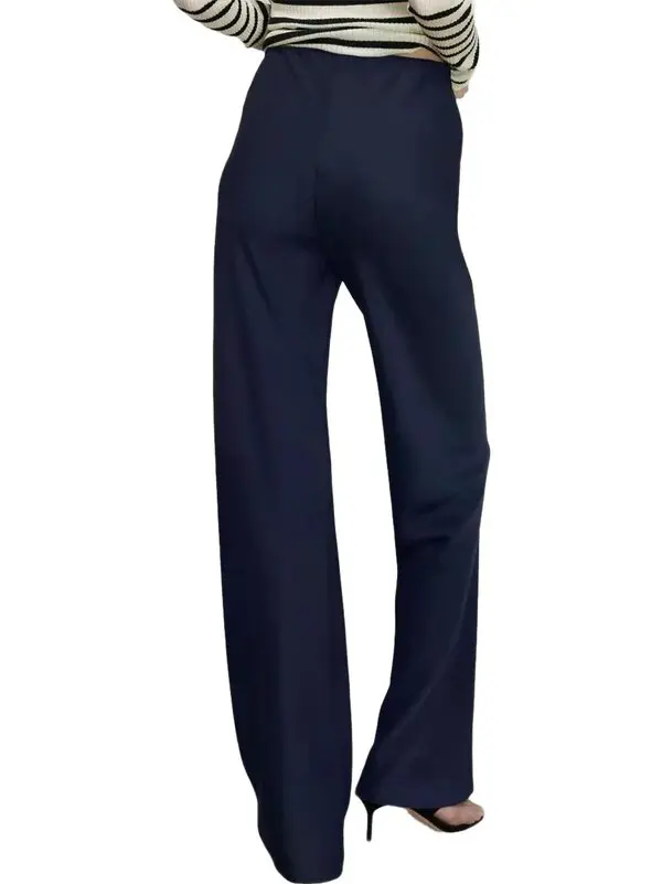 Veronica Beard Braddock High-waist Trousers - Blue