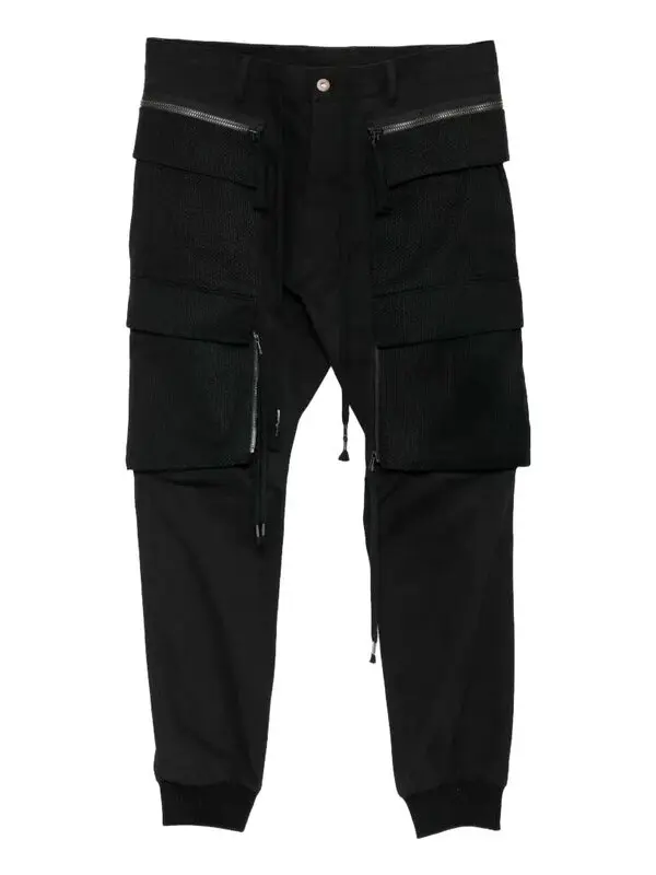 D HYGEN Jacquard Cargo Pants - Black