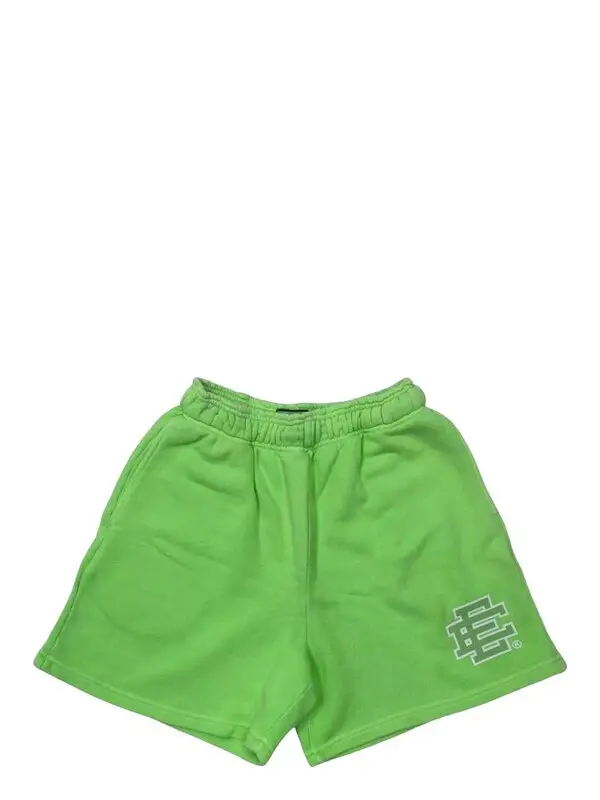 ERIC EMANUEL Logo Print Elasticated Waistband Shorts - Green