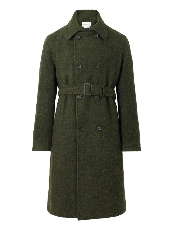Oliver Peoples Double-breasted Wool Coat - Green