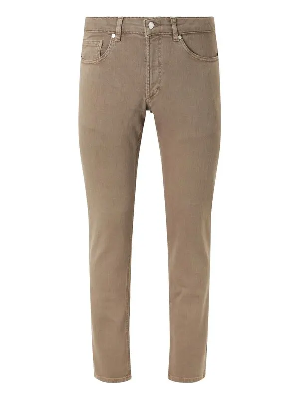 Peter Millar Fairfield Straight-leg Jeans - Brown