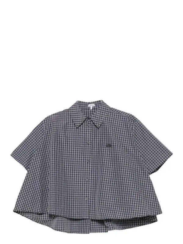 Loewe Cotton Trapeze Shirt - Black