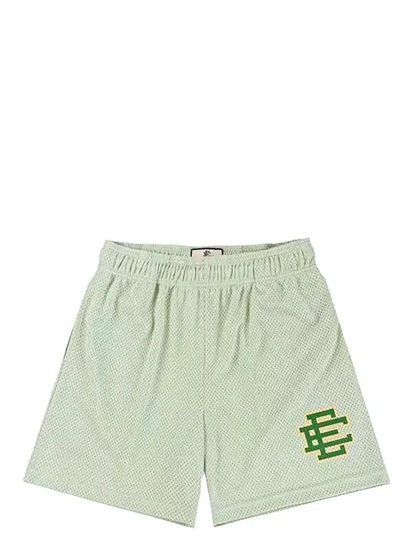 ERIC EMANUEL Elasticated Waistband Logo Detail Shorts - Green