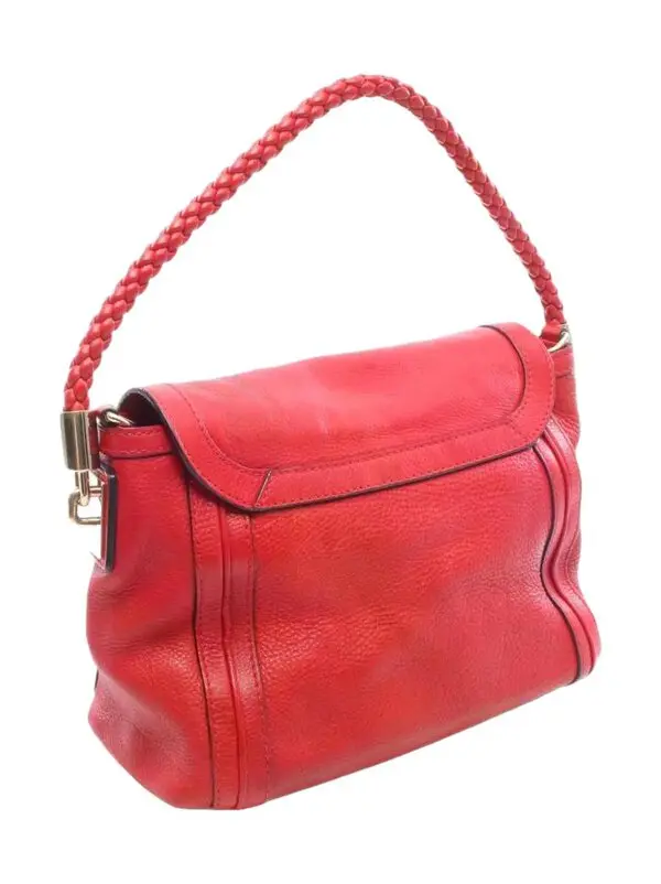 Gucci Bella Braided Shoulder Bag - Red