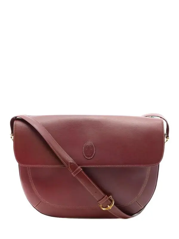 Cartier Logo Detail Shoulder Bag - Red