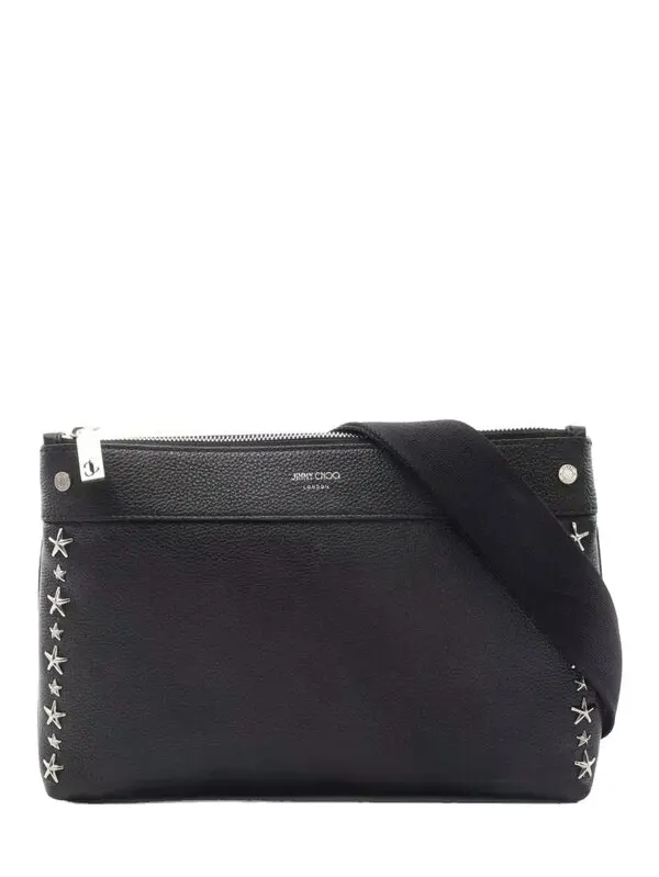 JIMMY CHOO Star Studs Shoulder Bag - Black