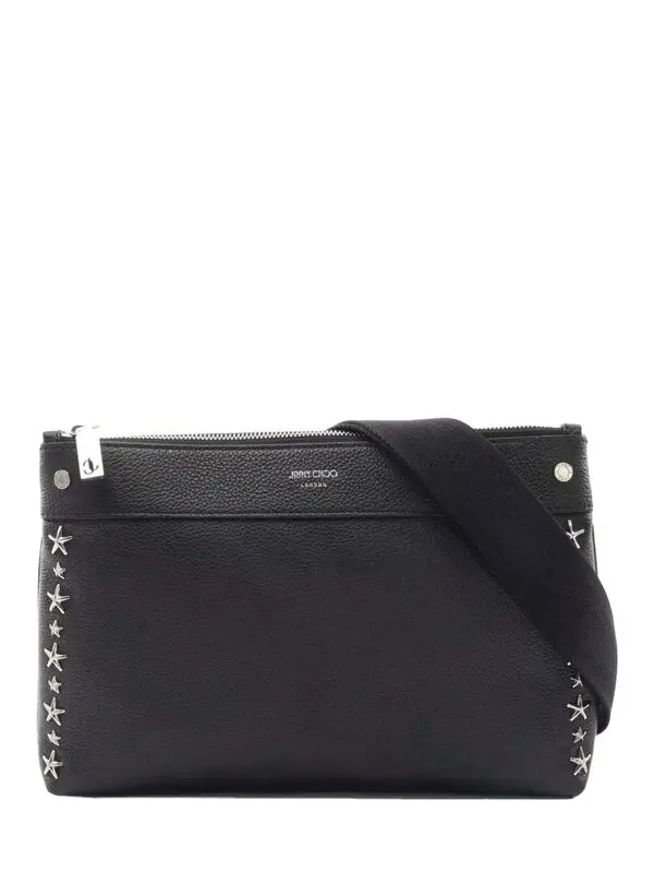 JIMMY CHOO Star Studs Shoulder Bag - Black