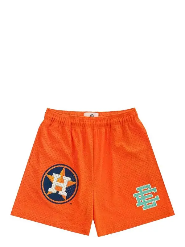 ERIC EMANUEL Houston Astros Mesh Shorts - Orange