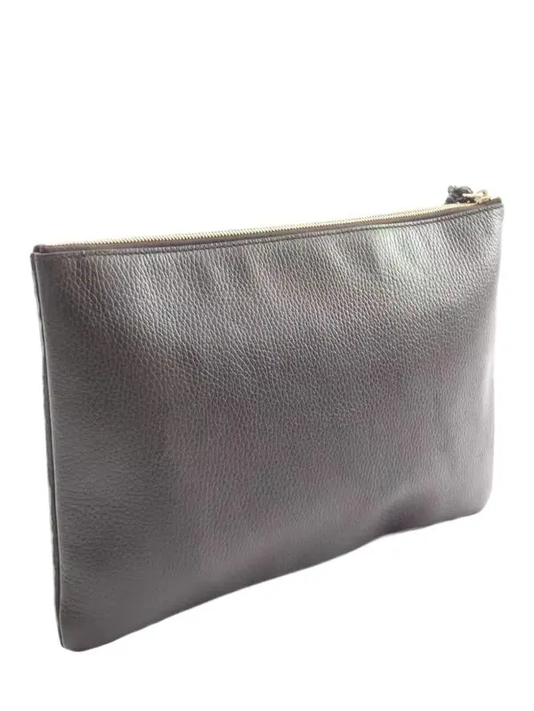 Gucci Bamboo Tassel Clutch Bag - Brown