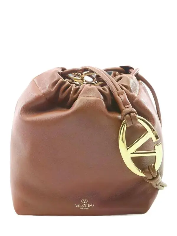 Valentino Garavani Vlogo Mini Bucket Bag - Brown