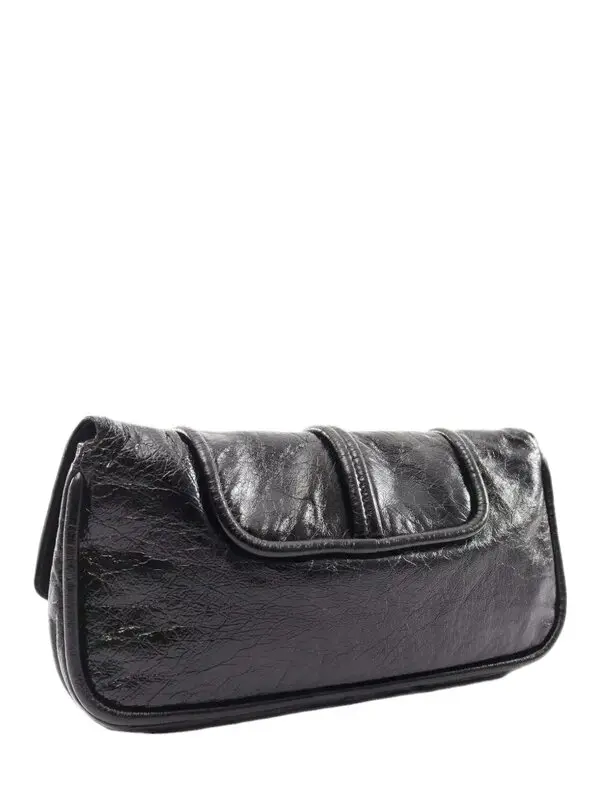 Loewe Twisted Knot Clutch Bag - Black