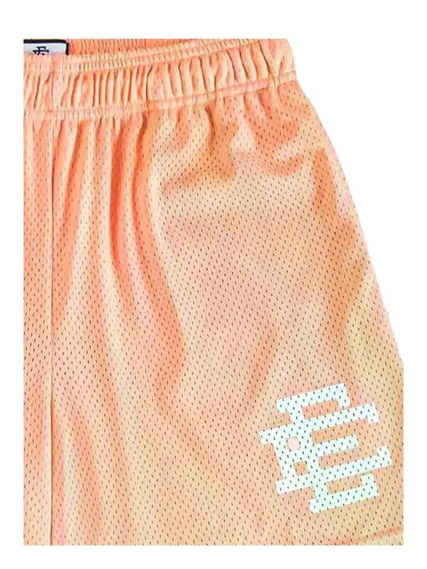 ERIC EMANUEL Logo Detail Mesh Shorts - Orange