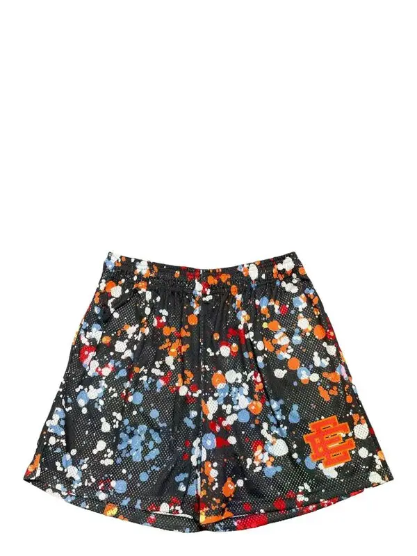 ERIC EMANUEL Graphic Pattern Shorts - Black
