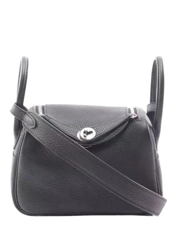 Hermès Mini Lindy Two-way Handbag - Black
