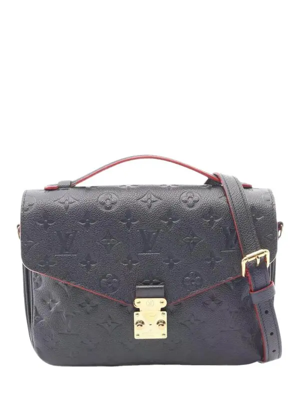 LOUIS VUITTON Pochette Métis Monogram Empreinte Tote Bag - Blue