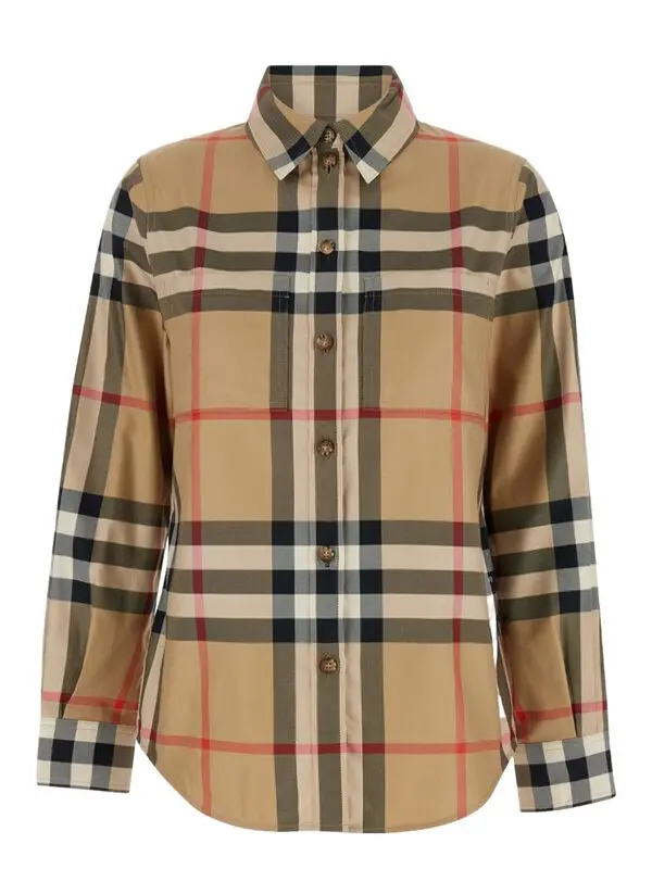 Burberry Long Sleeve Check Shirt - No