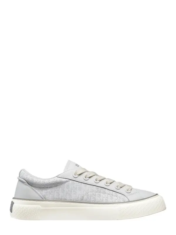 Dior Round Toe Lace-up Sneakers - White