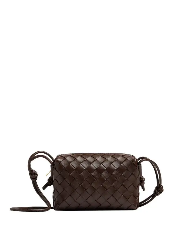 Bottega Veneta Mini Loop Camera Bag - Light Brown
