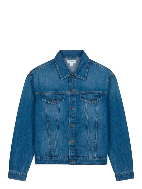 Off-White Denim Trucker Jacket - Blue