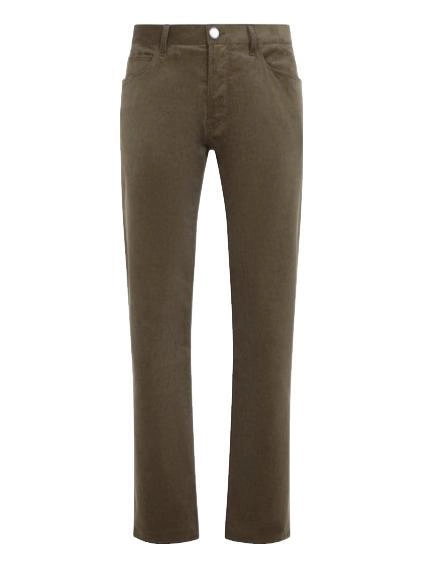 Giorgio Armani Tailored Corduroy Pants - Green