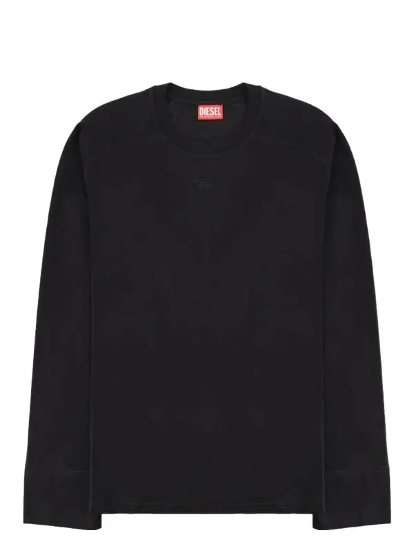 DIESEL® T-kristian Long-sleeved T-shirt - Black