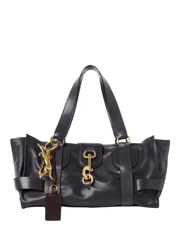Chloé Kerala 25 Shoulder Bag - Black/navy Blue