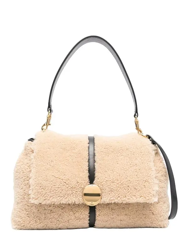 Chloé Penelope Shoulder Bag - Nude