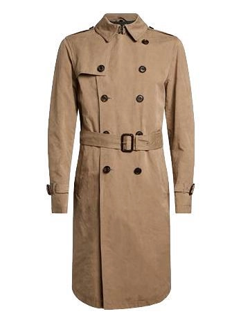 SEALUP Double-breasted Trench Coat - Beige