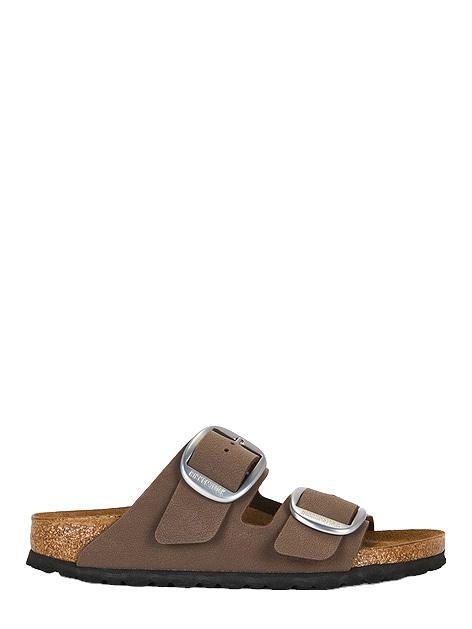 BIRKENSTOCK Arizona Big Buckle Birkibuc Sandals - Mocha