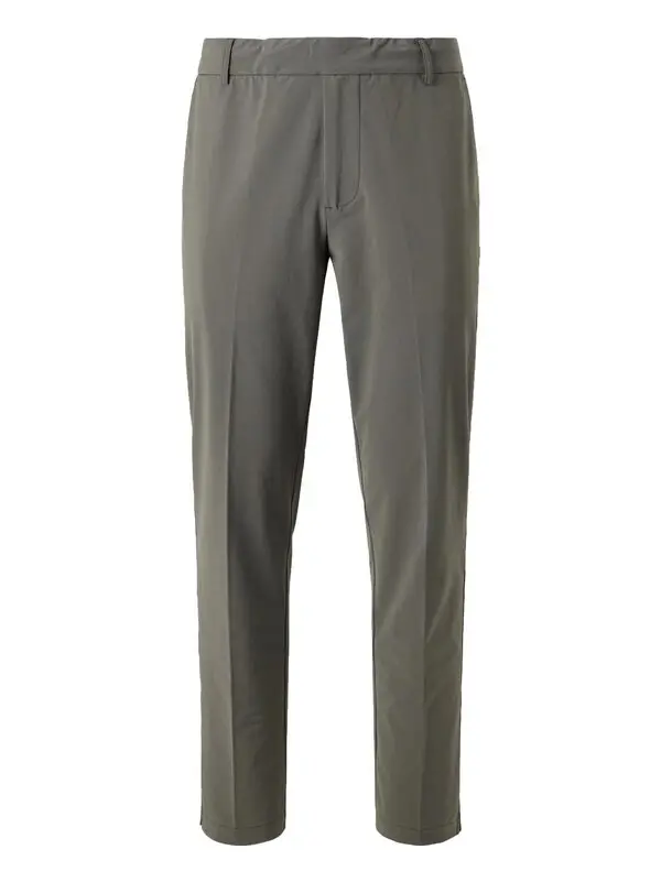 JAMES PERSE Slim-fit Stretch Cotton-blend Trousers - Green