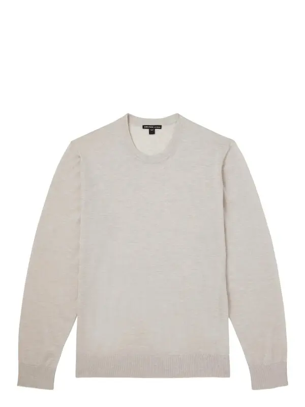 JAMES PERSE Cashmere Crew Neck Sweater - Neutrals