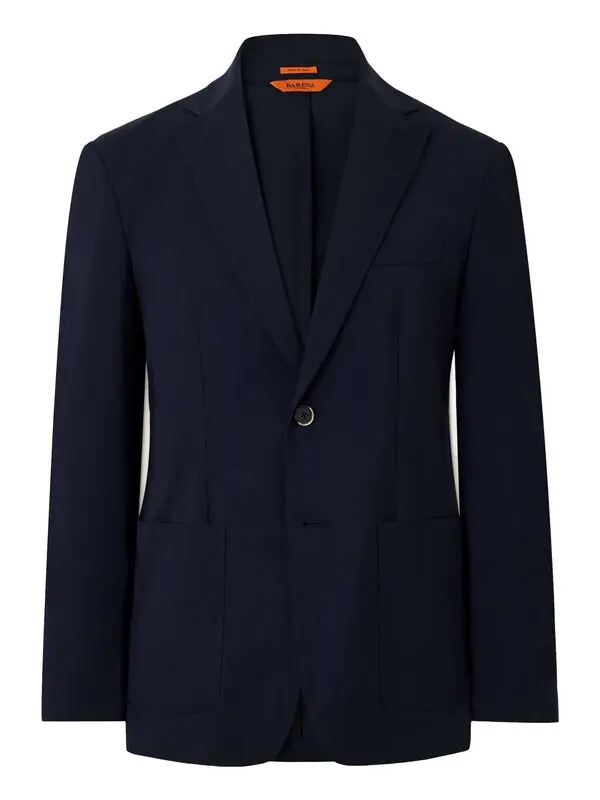 Barena Venezia Virgin Wool Suit Jacket - Navy