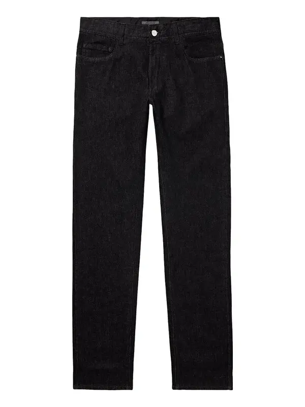 Canali Slim Fit Jeans - Black