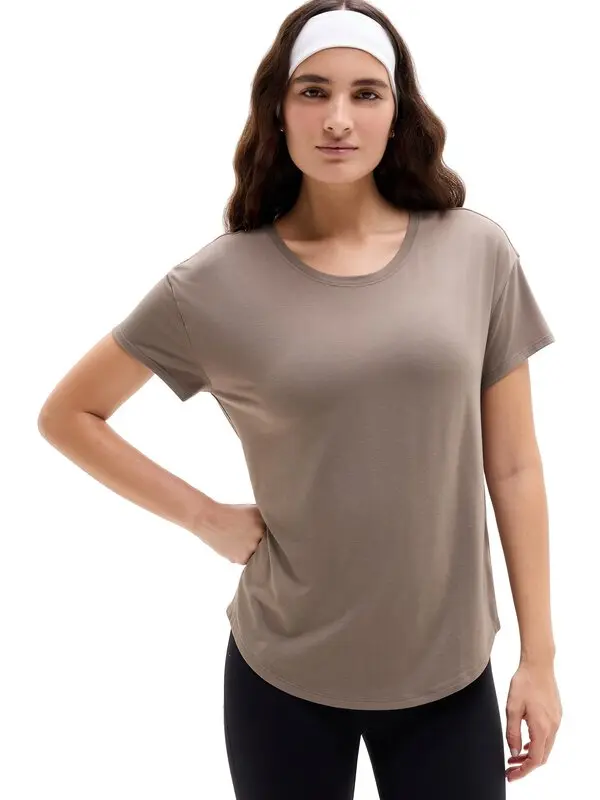 Athleta Move With Ease T-shirt - Umber