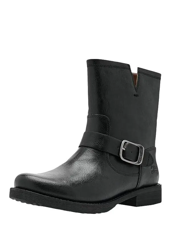 FRYE AND CO. Chesnee Buckled Ankle Boots - Black
