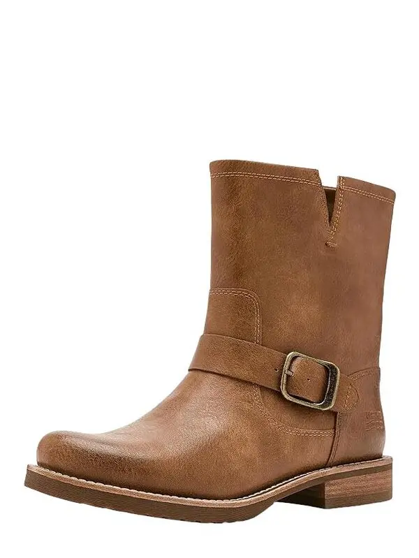 FRYE AND CO. Chesnee Buckled Ankle Boots - Yellow