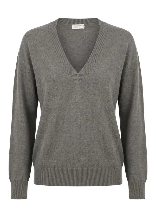 Brunello Cucinelli Cashmere Half-zip Sweater - Multicolor