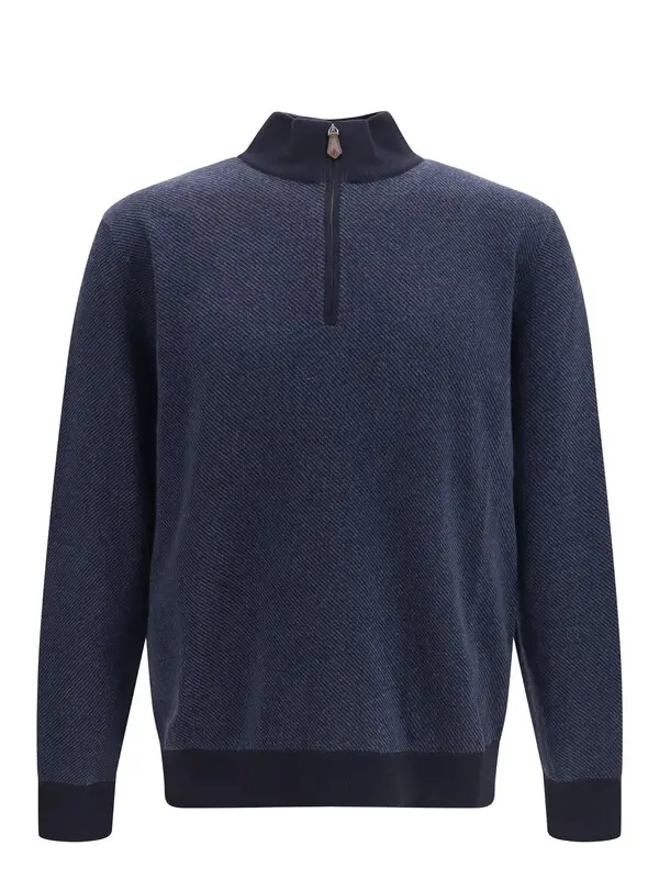 Loro Piana Roadster Cashmere Sweater - Blue