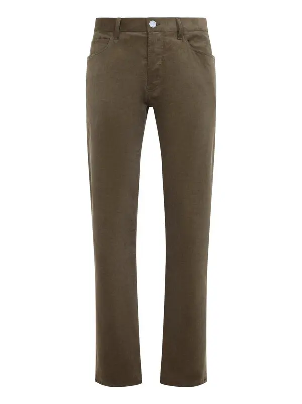 Giorgio Armani Five-pocket Corduroy Pants - Green