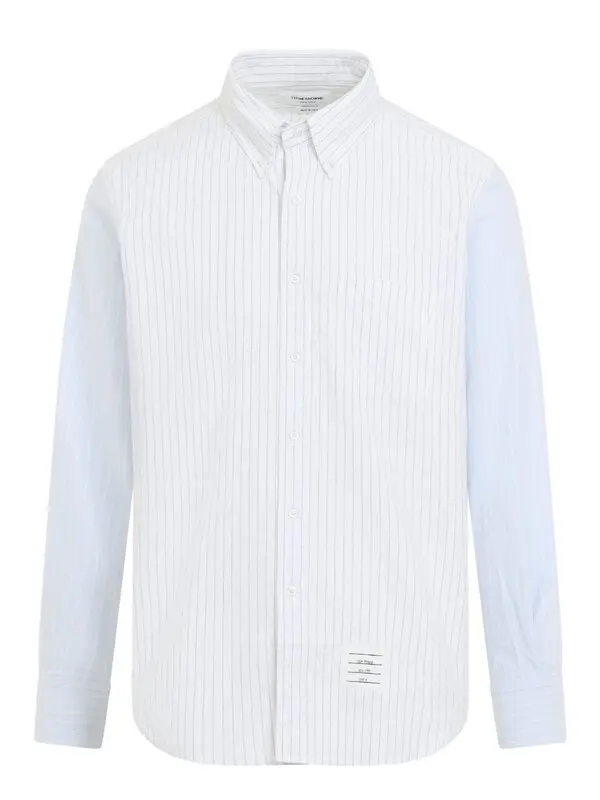 Thom Browne Button Down Shirt - Gray