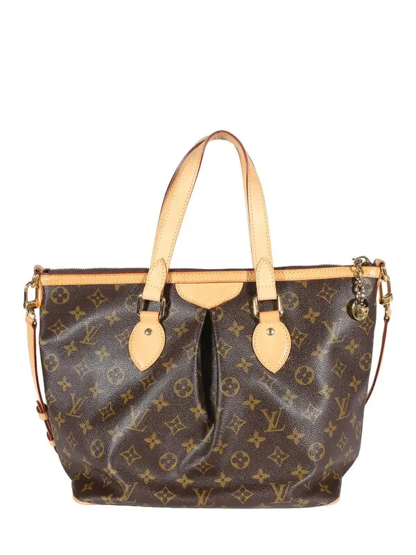 LOUIS VUITTON Monogram Canvas Palermo Pm Bag - Brown