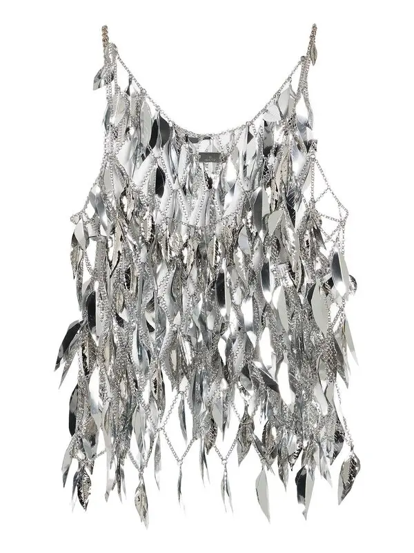 Rabanne Chainmail Tank - Silver