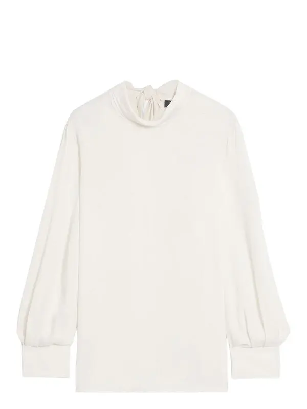 Theory Silk Blouse - Ivory